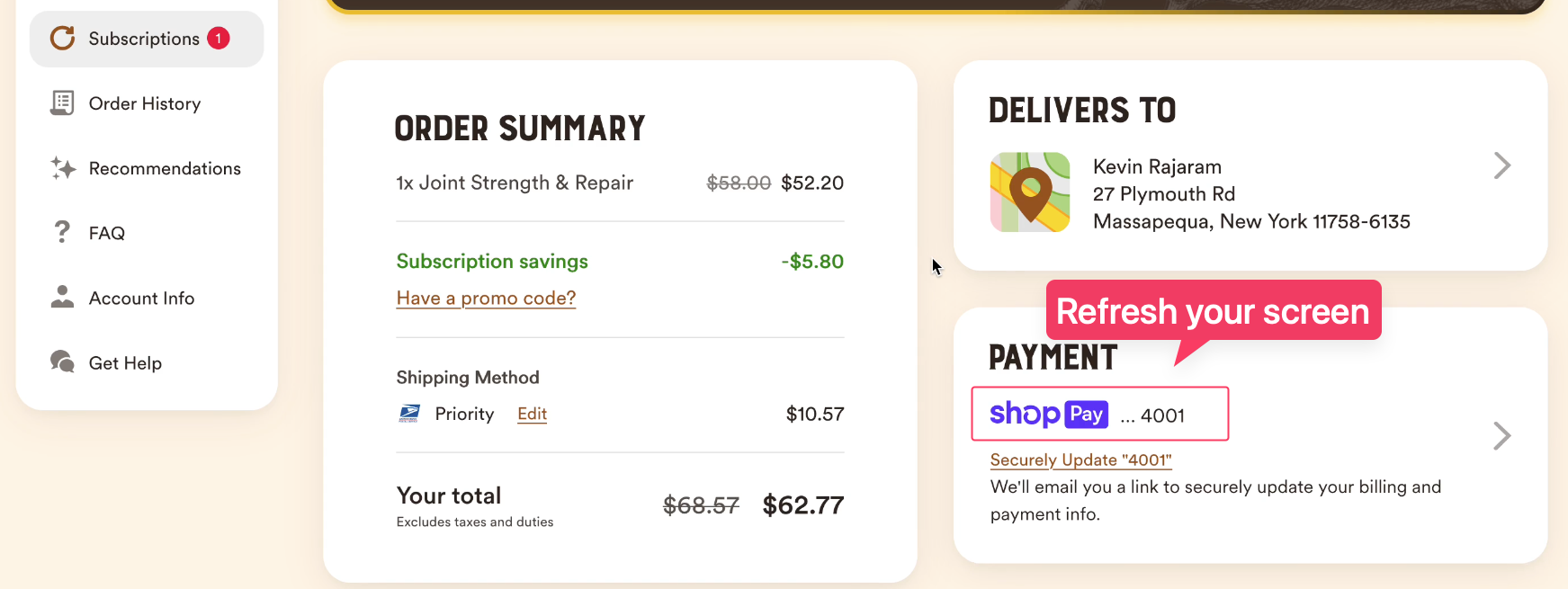 Tutorial: Updating Shop Pay Payment Methods